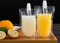 China Food Grade Stand Up Plastic Drink Liquid Spout Pouch For Wine Milk Juice Beverage for sale