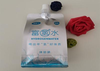 China Reusable Stand Up Plastic Drink Liquid Spout Pouch For Milk Juice Hydrogen Water for sale