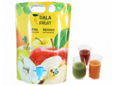 China Convenient Stand Up Spout Pouch Bag With Butterfly Valve For Wine/Juice/Oil Liquid Products for sale