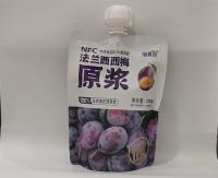 China Custom Printing Reusable Liquid Spout Pouch Baby Food Packaging For Fruit Pulp for sale