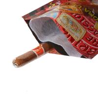 China Custom Printed Resealable Cigar Wraps Smoking Cigar Bag with Zipper for sale