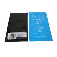 China ProPlastic Ziplock Tobacco Packaging Bag With Humidifying, Cigar Packaging Bag With Custom Printing for sale