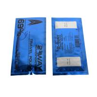 China Customized Aluminum Foil Plastic Cigar Bag with Zipper for sale