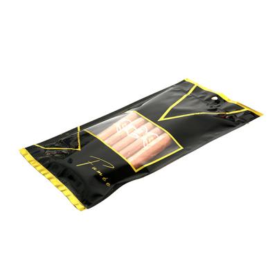 China Wholsale Custom Printed Cheap Resealable Plastic Cigar Humidity Bags for sale