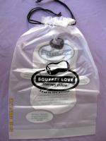China Garment / Pillow Packaging Poly Bags ,  Clear plastic drawstring bags for sale