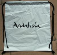 China Double Shoulders Plastic Drawstring Backpack Bags For Travel / Swim / Run / Sports / Relaxation for sale