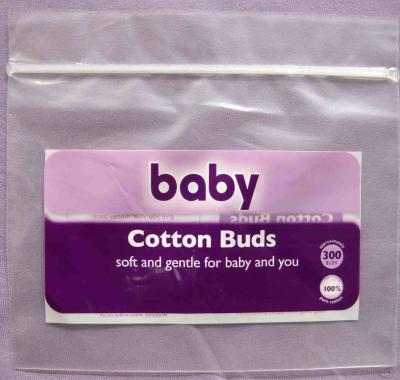 China Simple Safe Baby Clothes Zipper Bag Wiith 38 Colors Gravure Printing for sale