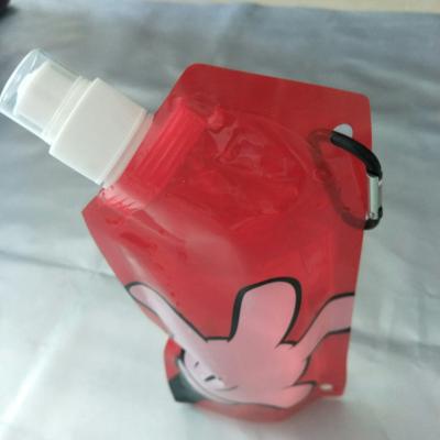 China Easy to carry out Water Bottle Bag Stand Up Pouch With Spout in PET / Nylon / LDPE for sale