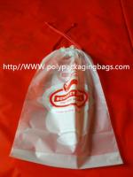 China Moisture Resistant Drawstring Plastic Bags / Drawstring Storage Bags for sale