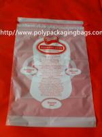 China Moisture Resistant Drawstring Plastic Bags / Drawstring Storage Bags for sale