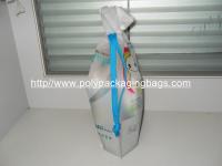 China Personalized CPE / LDPE Drawstring Plastic Bags For Girls Underwear / Bra / Bikini / Vest for sale