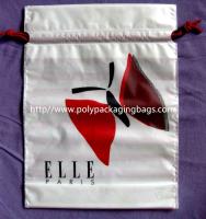 China White Drawstring Plastic Bags for sale