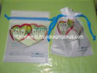 China Frosted CPE Drawstring Bags For Hot Spring / Thermal Spring / Well / SPA / Onsen for sale