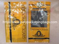 China Plastic Cigarettes Cigar Humidor Bags With Hanger Hole Personalized Style for sale