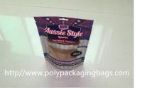 China Eco-Friendly Dried Fruit Zipper Paper Bag With Transparent Window for sale