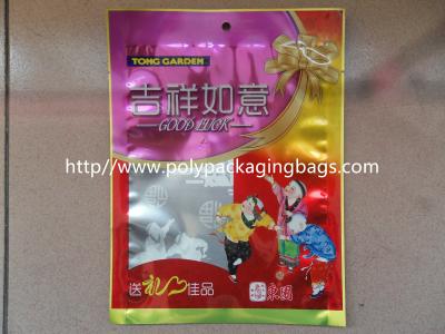 China Customized Food Packaging Clear Plastic Ziplock Bags for Cookies / Dry Fish for sale