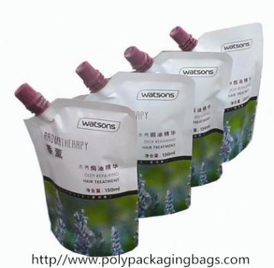 China Colorful Printed Stand Up Pouch With Spout For Shampoo / Laundry for sale
