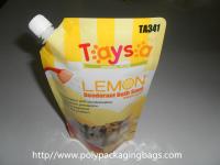 China Leak Proof Foldable Packaging Liquid Spout Bags For Baby Food for sale