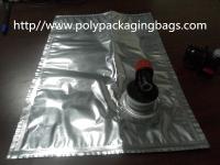 China 16 oz or 500ml Aluminum Foil Valve Bag For Liquid / Oil / Detergent With Tap Valve for sale