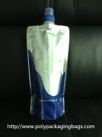 China 16 oz or 500ml Aluminum Foil Valve Bag For Liquid / Oil / Detergent With Tap Valve for sale