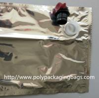 China 16 oz or 500ml Aluminum Foil Valve Bag For Liquid / Oil / Detergent With Tap Valve for sale