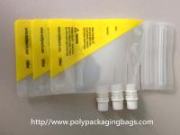 China Clear plastic Stand Up Water container pouch with spout W13 x  L27cm for sale