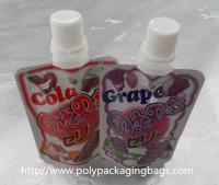 China fruit shape packaging pouch reseable stand up pouch packaging bags with spout juice drink plastic spout pouch for sale