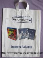 China Fashionable White Low Density Polyethylene Bags White Ribbon for sale