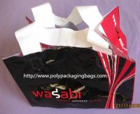 China Classic Soft Loop Handle Bag / HDPE Boutique Bag for Advertising for sale