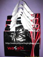 China Classic Soft Loop Handle Bag / HDPE Boutique Bag for Advertising for sale