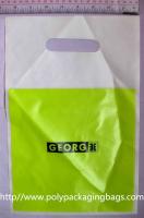 China Customized Plastic Die Cut Handle Bags Promotional Carrier Bags for sale