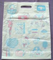 China Promotional Printed Patch Handle Carrier Bags With Reinforcement for sale