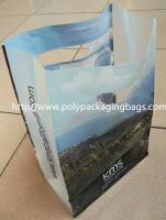 China Die cut handle bag  for shopping／Pe Die Cut Handle Bagsplastic Bags for sale