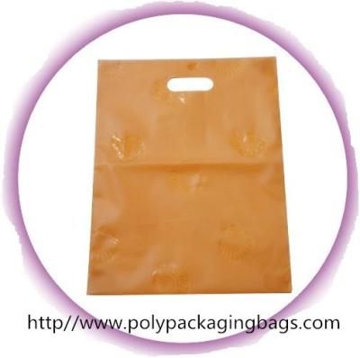 China Cute Die Cut Handle Bags For Clothes Shopping / Garment Plastic Bags for sale