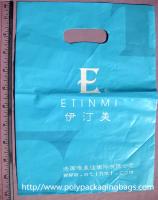 China Simple printing/Eco-friendly cutting handle for purchasing plastic bags for sale