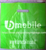China Simple printing/Eco-friendly cutting handle for purchasing plastic bags for sale