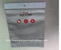 China Custom Logo Printing Men Underwear Packaging Bag With Zipper Hanger for sale