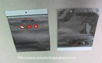 China Custom Logo Printing Men Underwear Packaging Bag With Zipper Hanger for sale