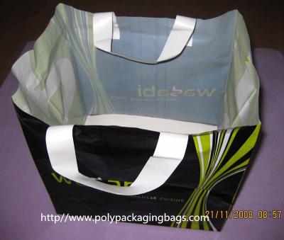China Hard Loop Handle Bags With Gravure Printing , Plastic Toy Bags for sale