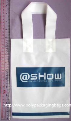 China Durable Recyclable Water Resistant Plastic Handle Bag Customized for sale