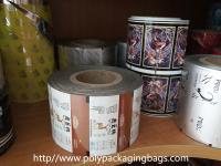 China Food Grade Plastic Printed Plastic Film Roll For Nuts Tea Rice Bread for sale