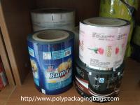 China Moisture Proof Plastic Food Packaging Film Roll For Cookie ROHS for sale