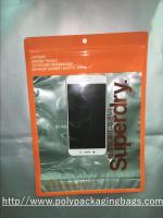 China Resealable Data Line Aluminum Foil Ziplock Bags Spot Printed Logo for sale