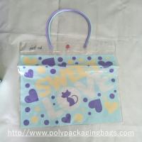 China Disposable Green Folded Soft Loop Handle Bag For Garment REACH Rohs for sale