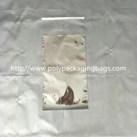 China Gravure Printing Self Adhesive Plastic Bags One Side Aluminum Foil Transparent for sale