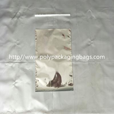China Gravure Printing Self Adhesive Plastic Bags One Side Aluminum Foil Transparent for sale