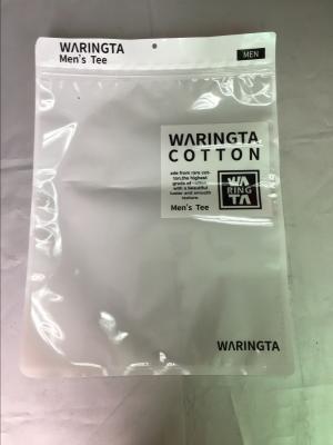 China Clothes Ziplock Zipper Bag Material Environmentally Friendly Non - Woven Clothing Bag for sale