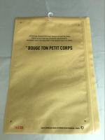 China Matte Adhesive Seal Plastic Bags With Hook , Underwear Socks Pvc Plastic Bag for sale