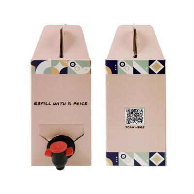China Factory-licensed high-quality, most popular disposable bib wine bag box valve liquid beverage packaging for sale