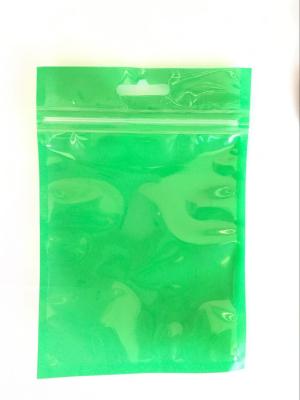China Transparent Foil Ziplock Bags Packaging Customized Color Green And Black for sale